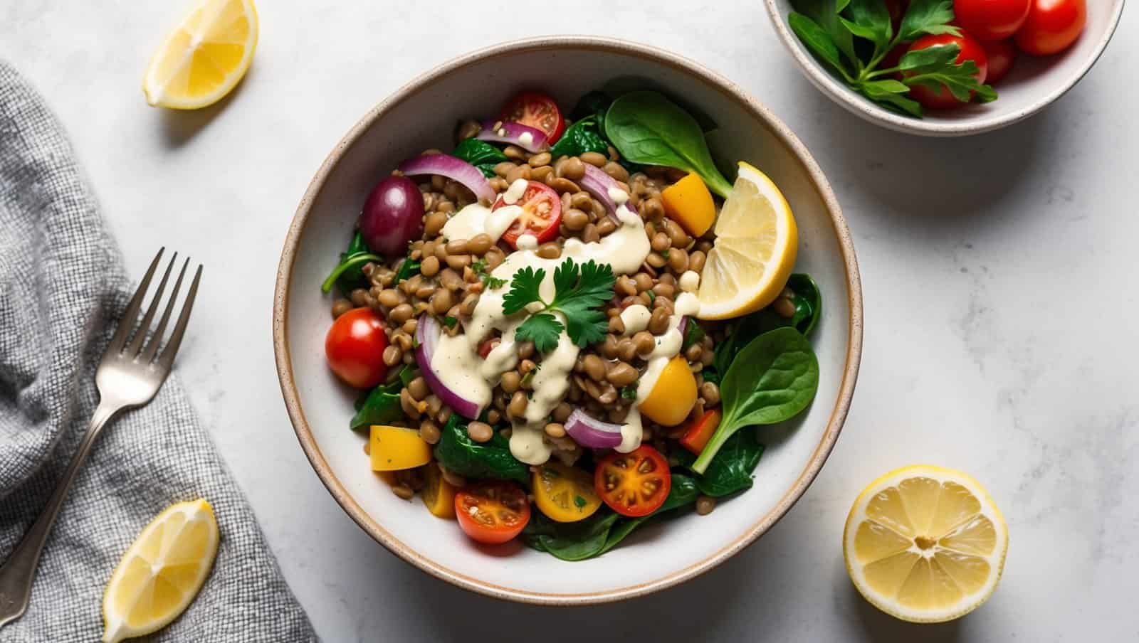 Nutritious Lentil Veggie Power Bowl | ReallyEats